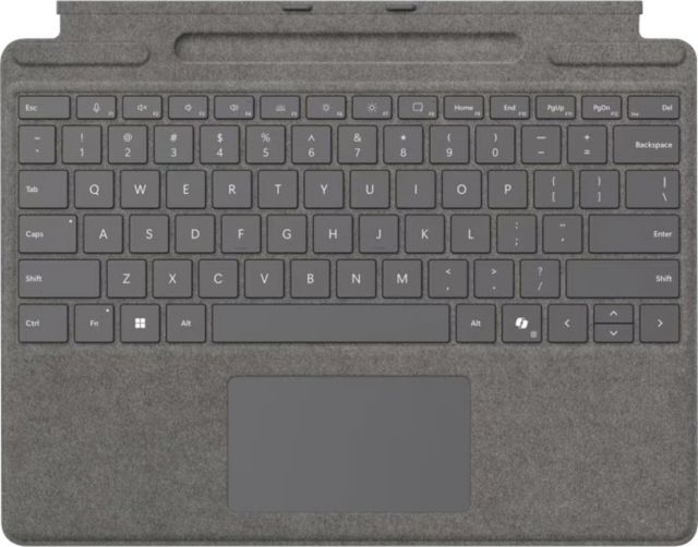 Surface Pro 10 Keyboard (Type Cover) with Charging/Storage for Slim Pen ...